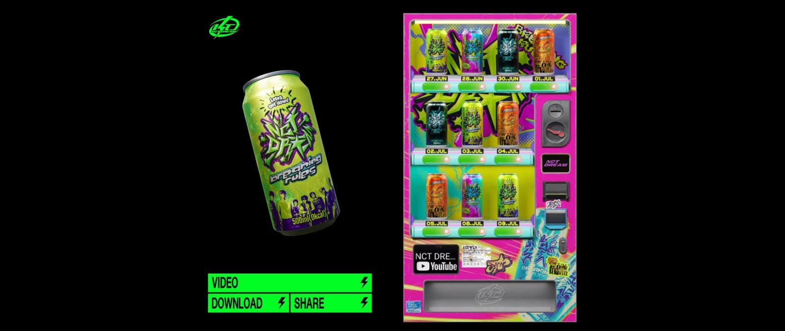 NCT DREAM : Lucky7 vending machine - Rebel9